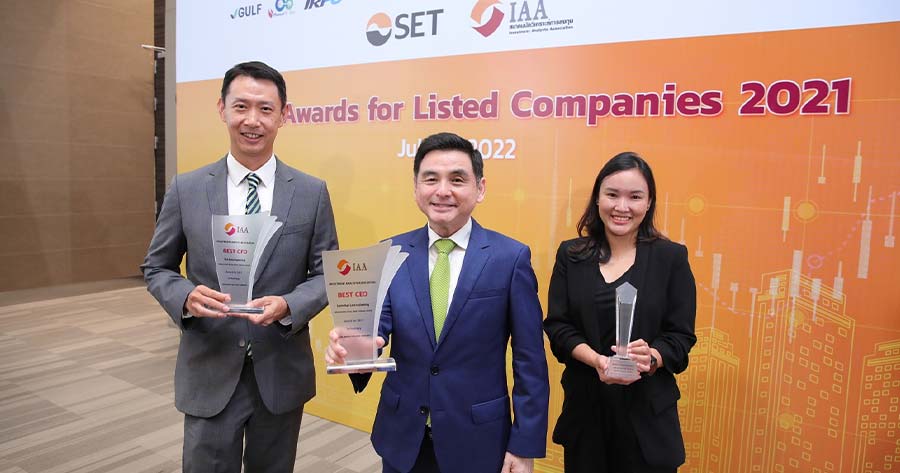 AIS กวาด 3 รางวัลใหญ่ CEO-CFO-IR ยอดเยี่ยม “IAA Awards 2021” 2 ปีซ้อน