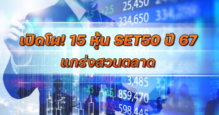 เปิดโผ! 15 หุ้น SET50 ปี 67 แกร่งสวนตลาด TRUE ฟันรีเทิร์น 120%