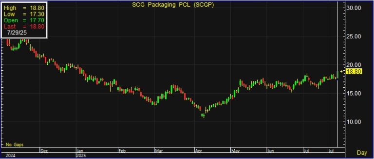 SCGP ดีด 6% รับข่าวดีปันผล 0.25 บาท ขึ้น XD 8 ส.ค.นี้