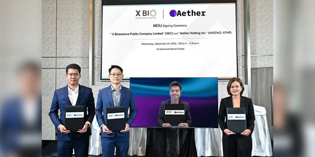 XBIO จับมือ Aether Holding Inc. พัฒนา “Bitcoin Treasury Strategy”